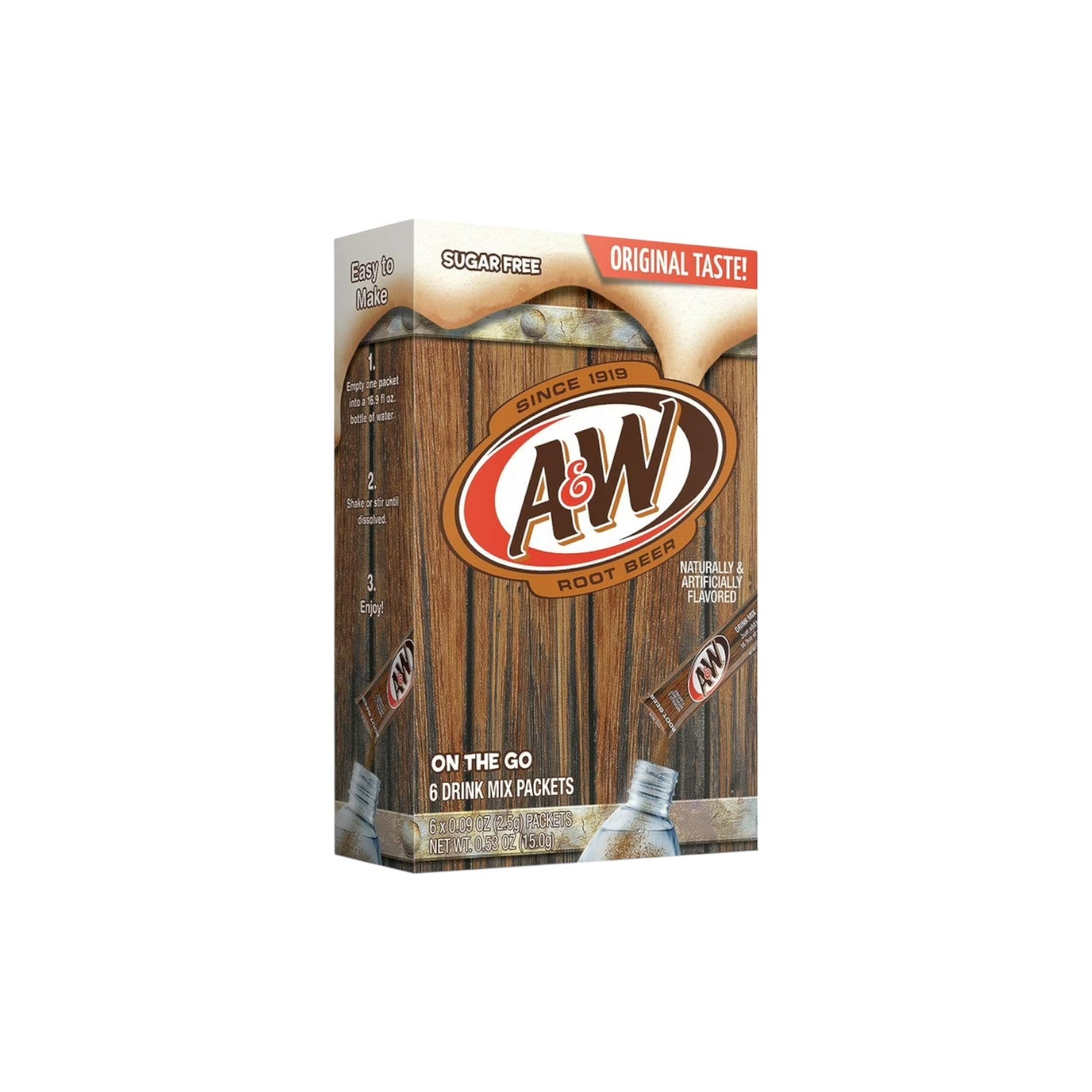 A&W Root Beer Flavored (sugar free) Drink Mix (6 packets) – Chefsneed