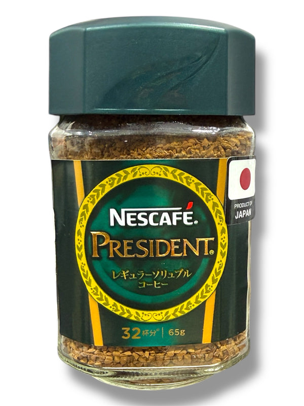 Nescafé President Instant Coffee 65g – Premium Japanese Blend, Rich ...