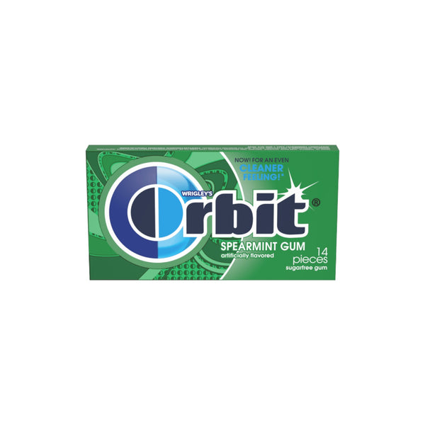 ORBIT Spearmint Sugarfree Chewing Gum (14 Pieces) – Chefsneed