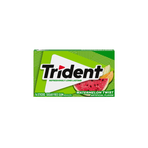 Trident Watermelon Twist Sugarfree Chewing Gum (14 Pieces) – Chefsneed