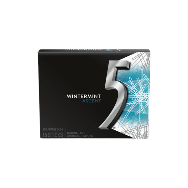 5 Gum Wintermint Ascent Sugarfree Chewing Gum (15sticks) – Chefsneed