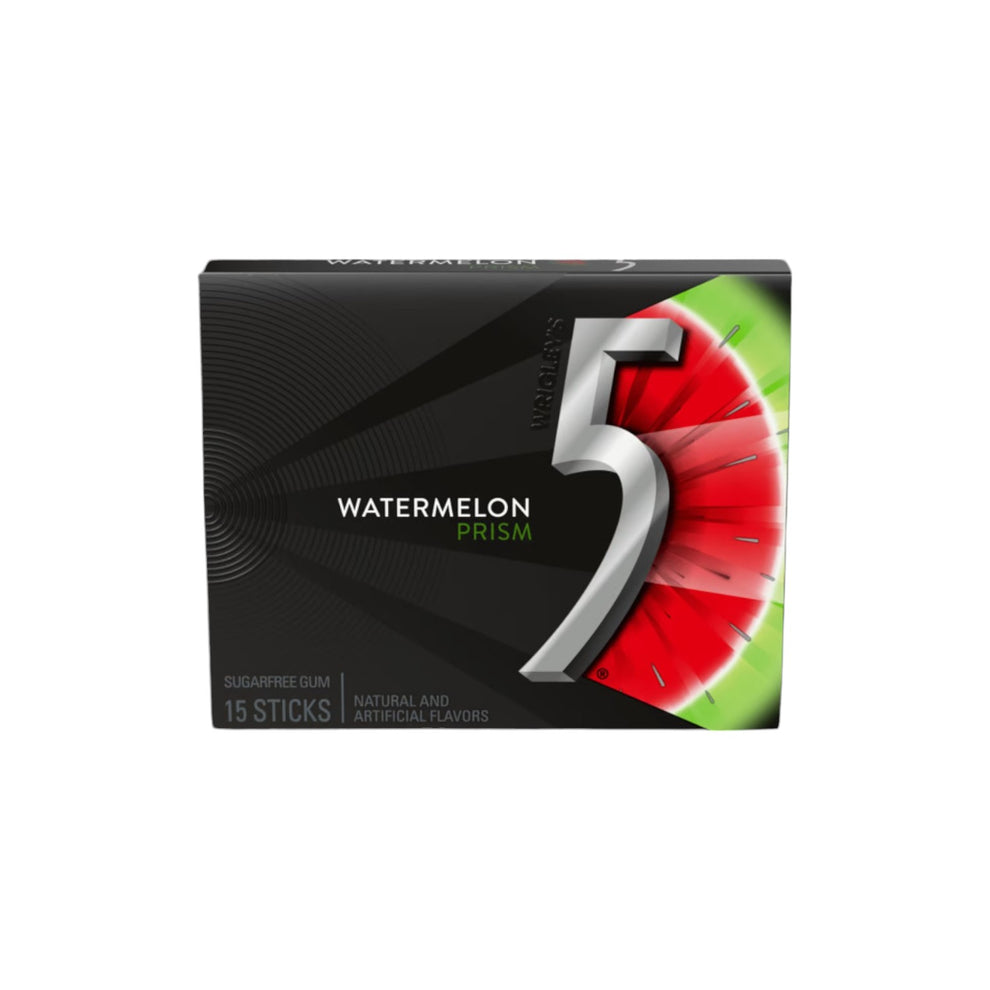 5 Gum Watermelon Prism Sugarfree Chewing Gum (15 sticks) – Chefsneed