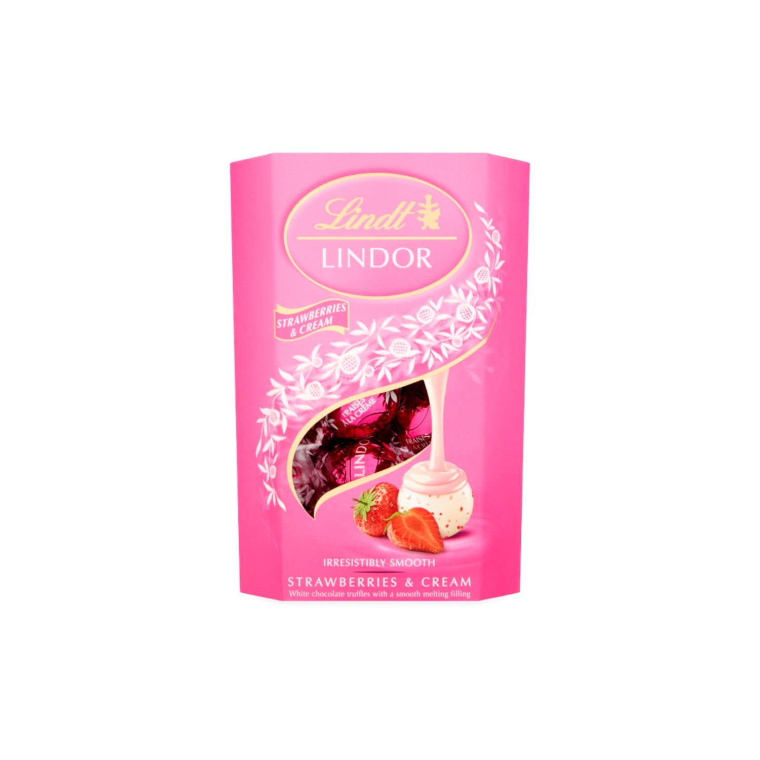 Lindt Lindor Strawberries & Cream Chocolate Truffles Box 200g. – Chefsneed