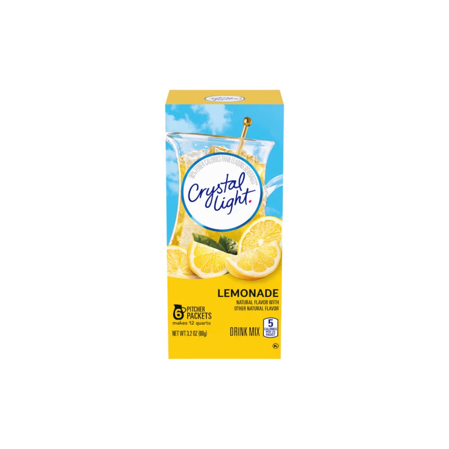 Crystal Light Lemonade Drink Mix – 6 Pitcher Packets (Makes 12 Quarts ...